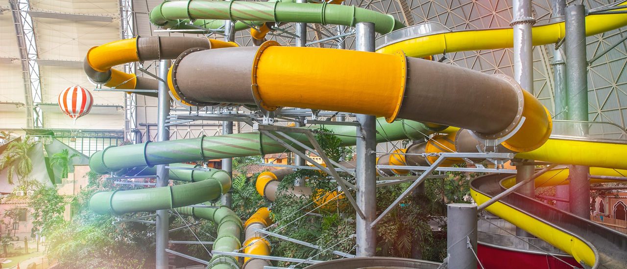 Der Double Racer geht in den Testbetrieb | Tropical Islands Berlin